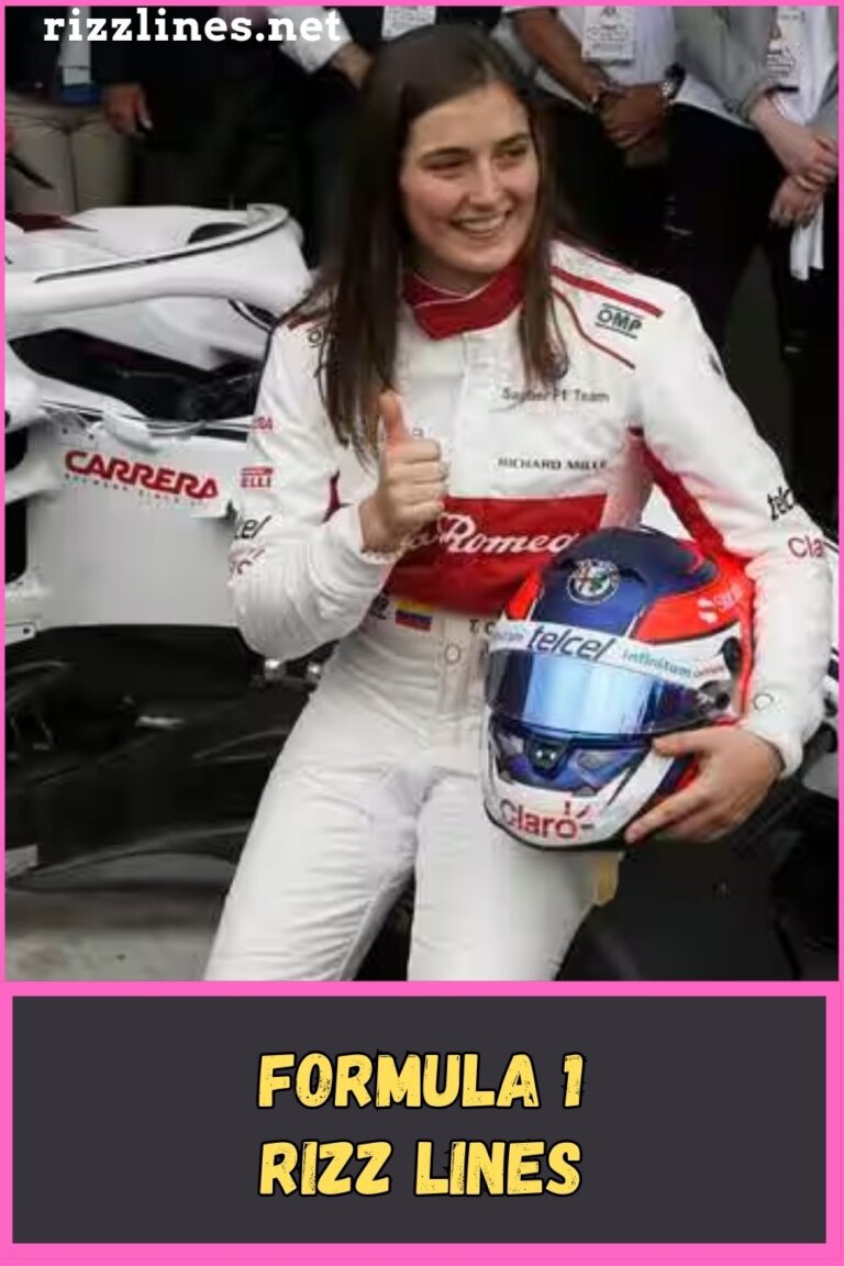 100+ Formula 1 Rizz Lines (Pick Up Lines)