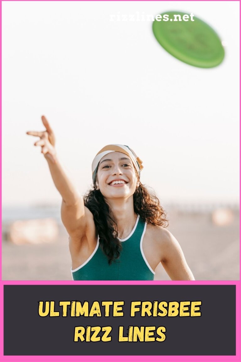 100+ Ultimate Frisbee Rizz Lines