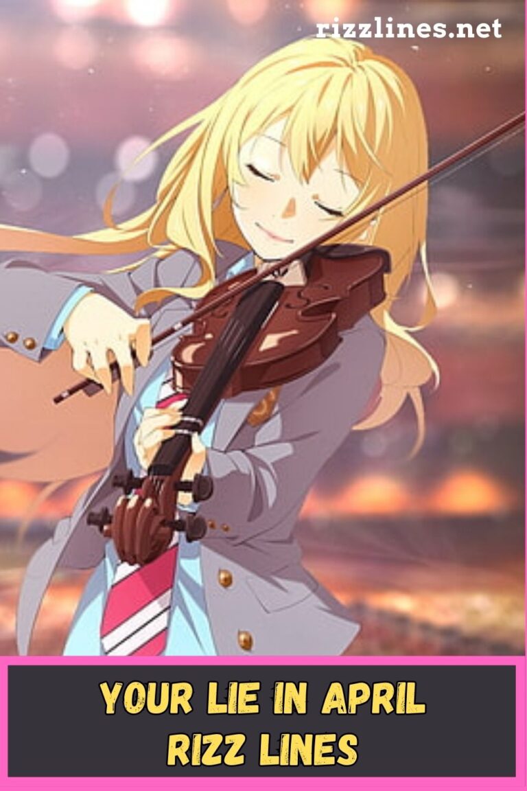 100+ Your Lie In April Rizz Lines That Will Leave You Wondering
