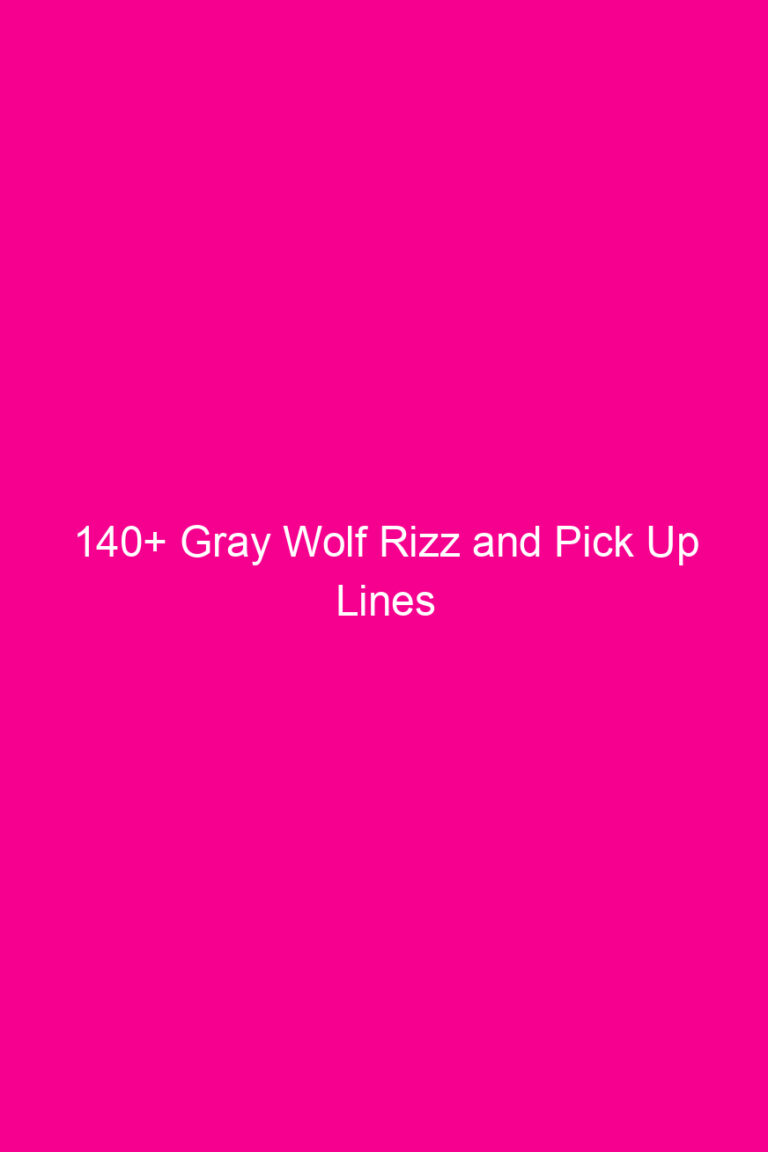 140+ Gray Wolf Rizz And Pick Up Lines