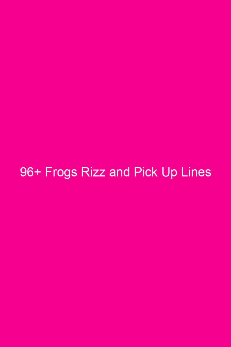 96+ Frogs Rizz And Pick Up Lines